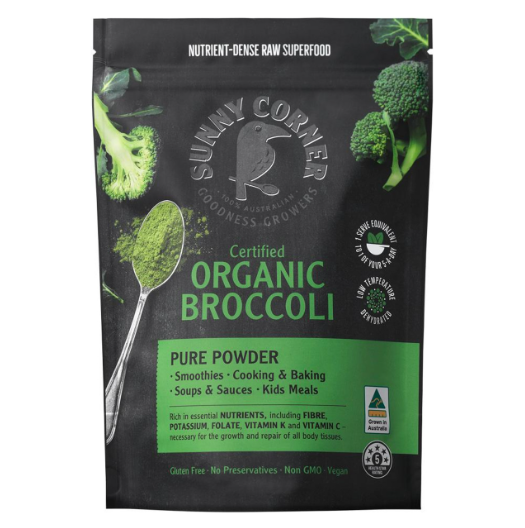 SUNNY CORNER FARMS BROCCOLI POWDER 150g (special) | Agnes Wholefoods